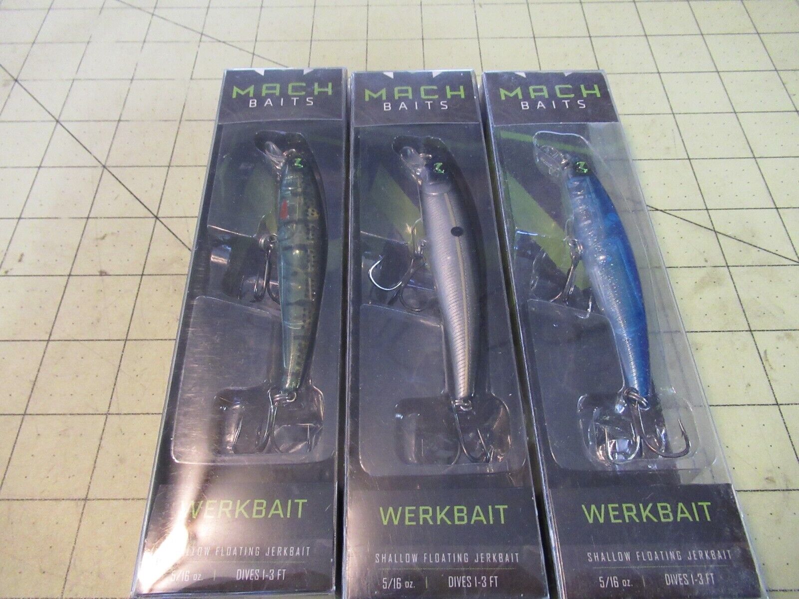 Mach Werkbait Shallow Diving Crankbait 5/16 oz Crystal Shad – Georgia Lure